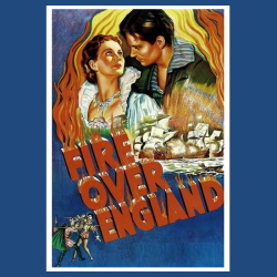 Fire Over England Fire Over England, Laurence Olivier Poster By